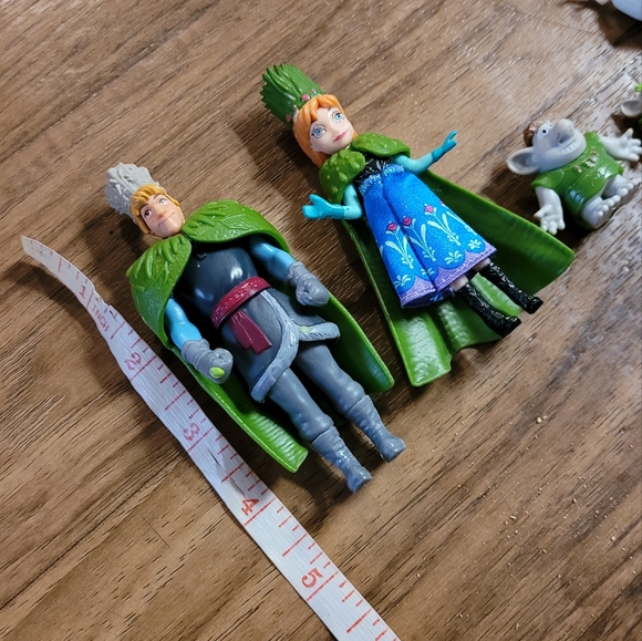 Disney | Other | Disney Frozen Anna And Kristoff Doll Troll Wedding ...
